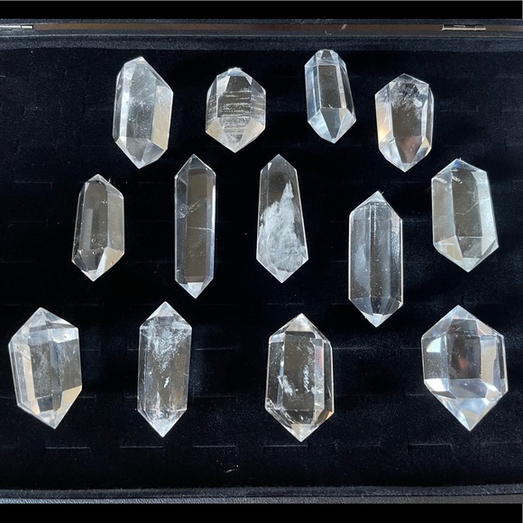 Earth Art hand crafted artisan | Jewelry | Double Point Natural Quartz ...